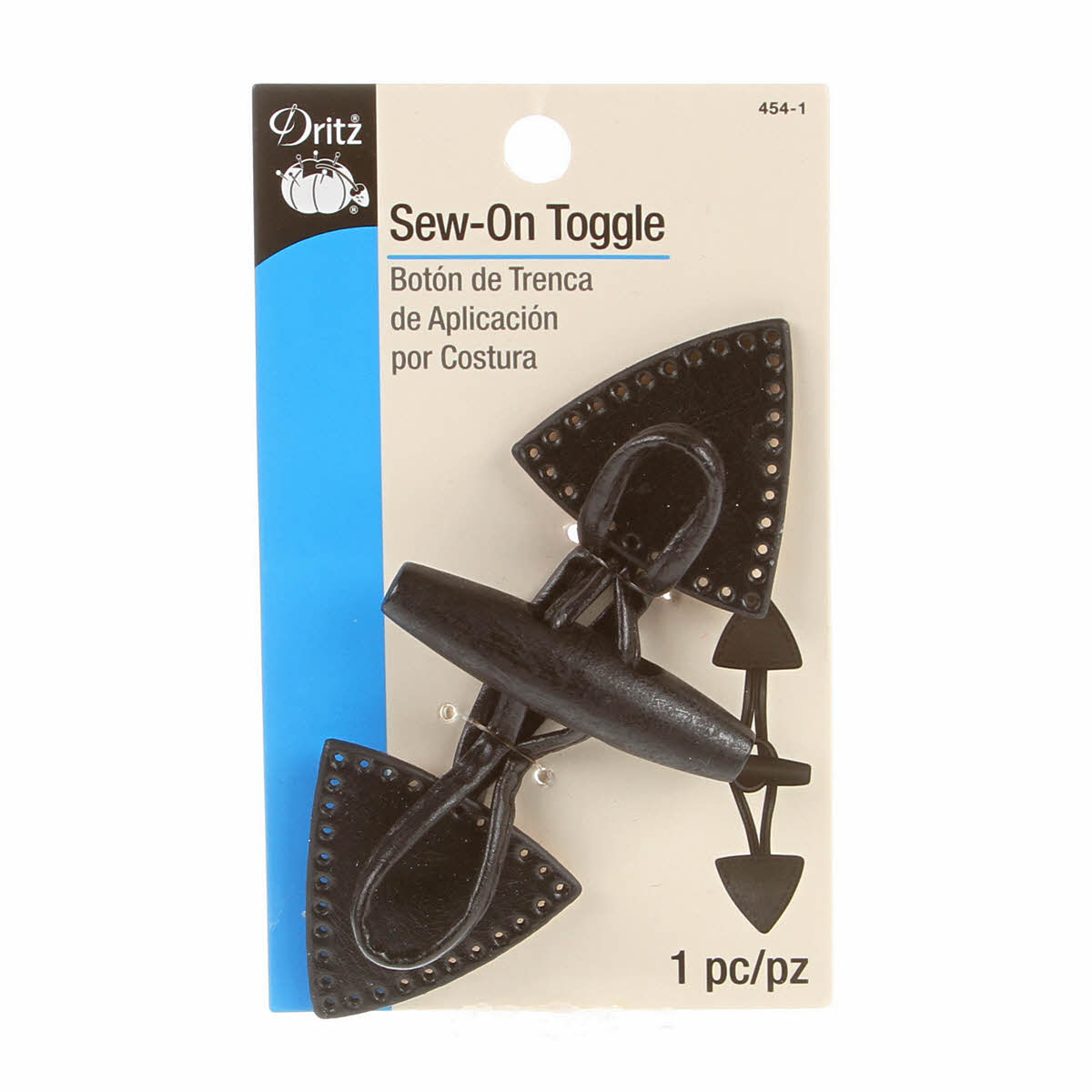 Sew-On Toggle Black