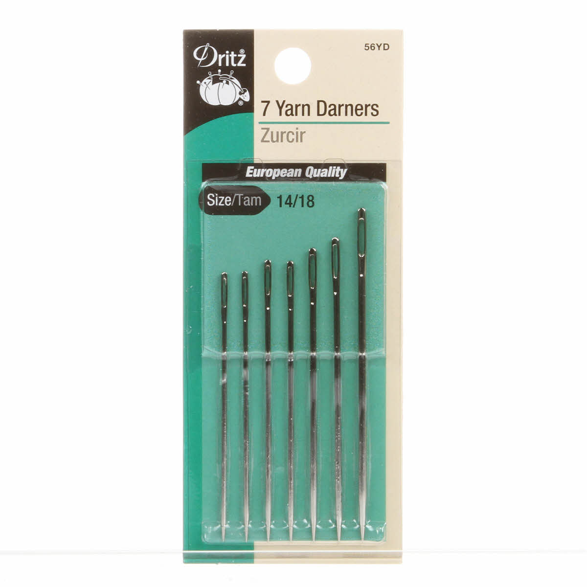 Prym Dritz Yarn Darners Needles Assorted Sizes 14/18