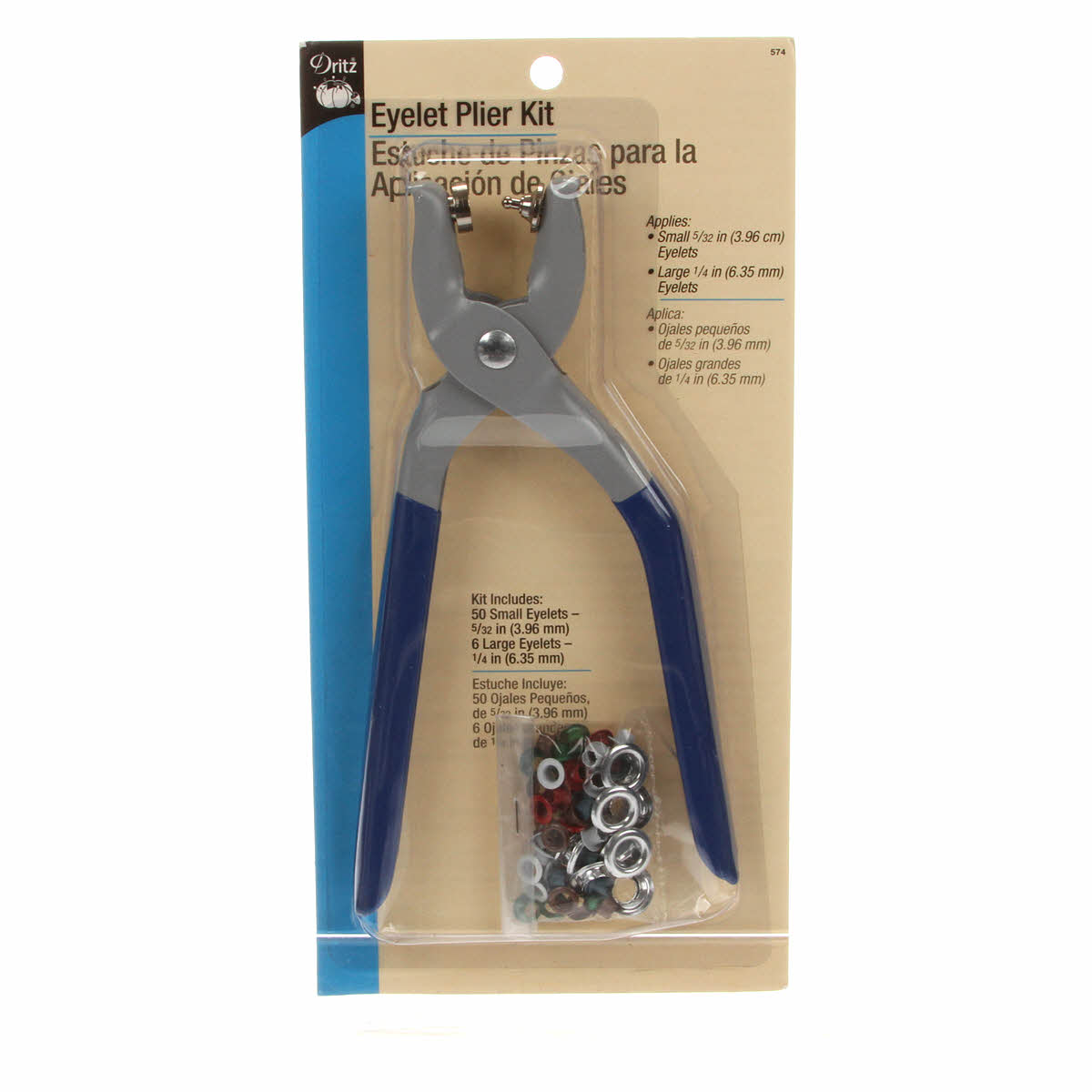 Eyelet Plier Kit with Eyelets 1/8in