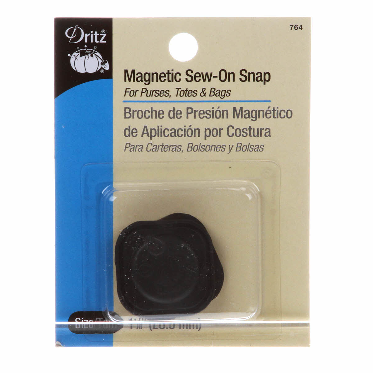 Magnetic Snap Square Sew-In